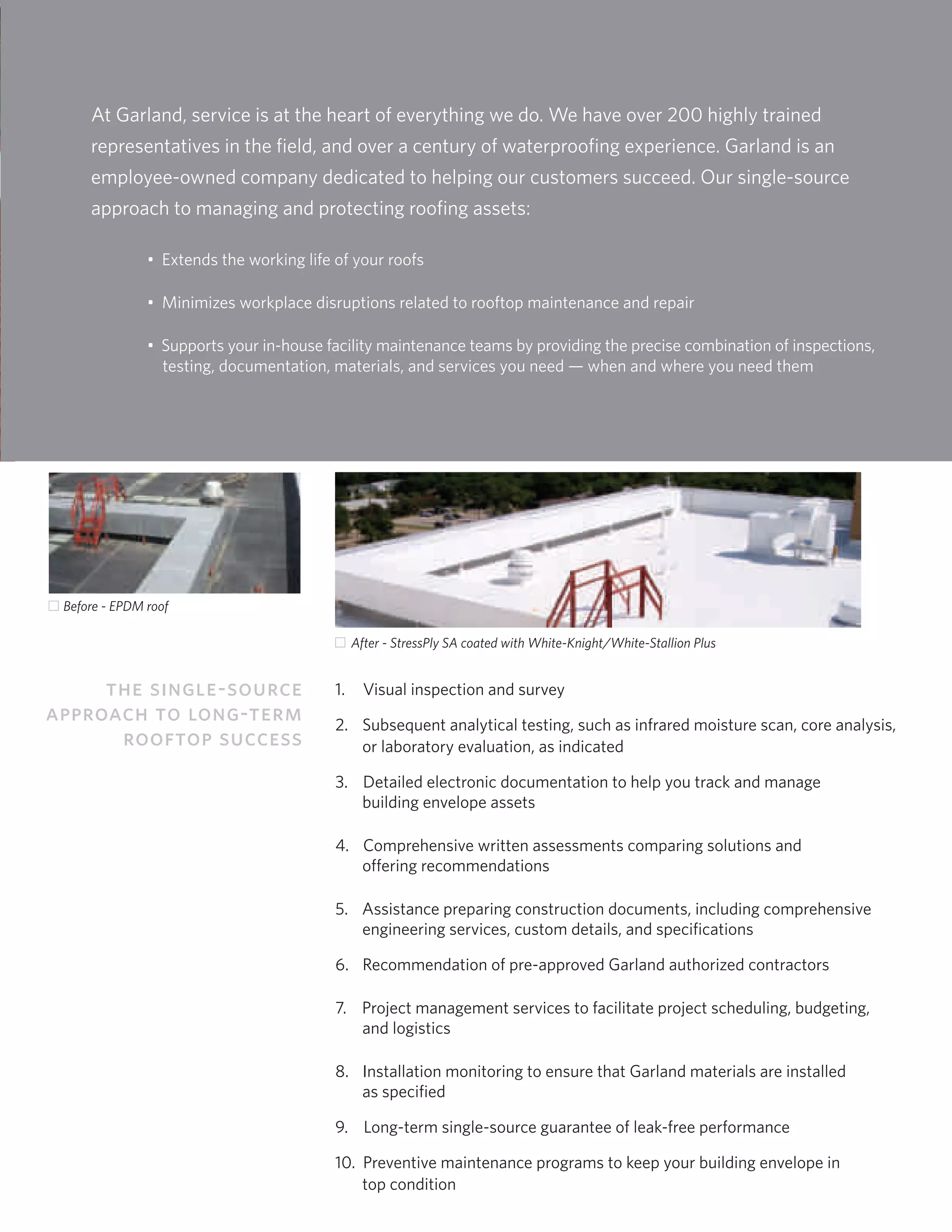 Garland Preventive Maintenance Brochure | PDF