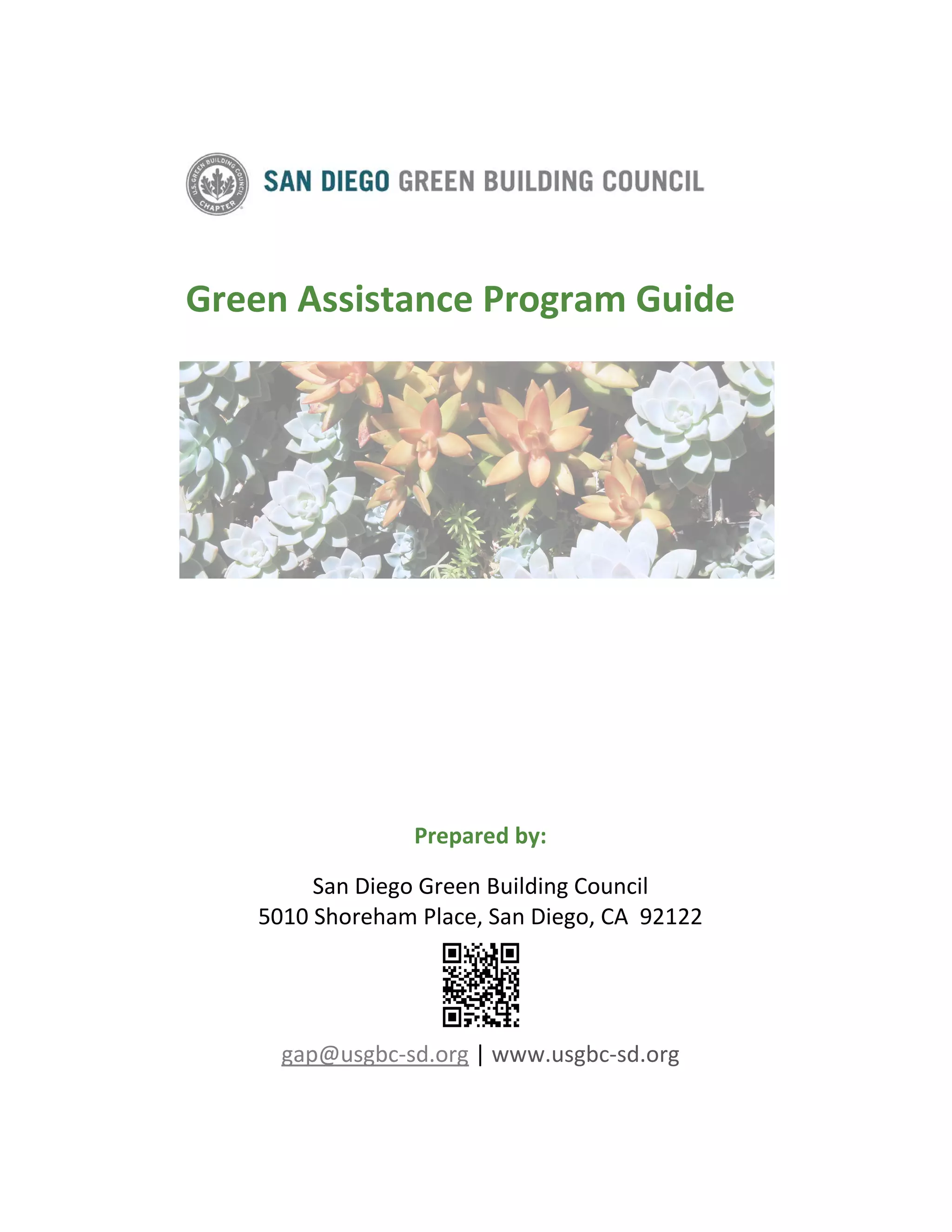 Green Assistance Program Guide_V1 | PDF