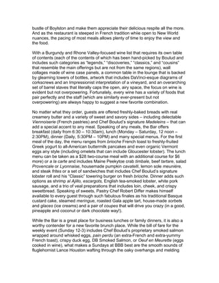 *RESTAURANT FEATURES | PDF