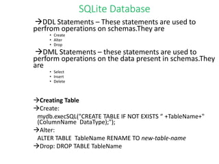 Android Data Storagefinal | PPT
