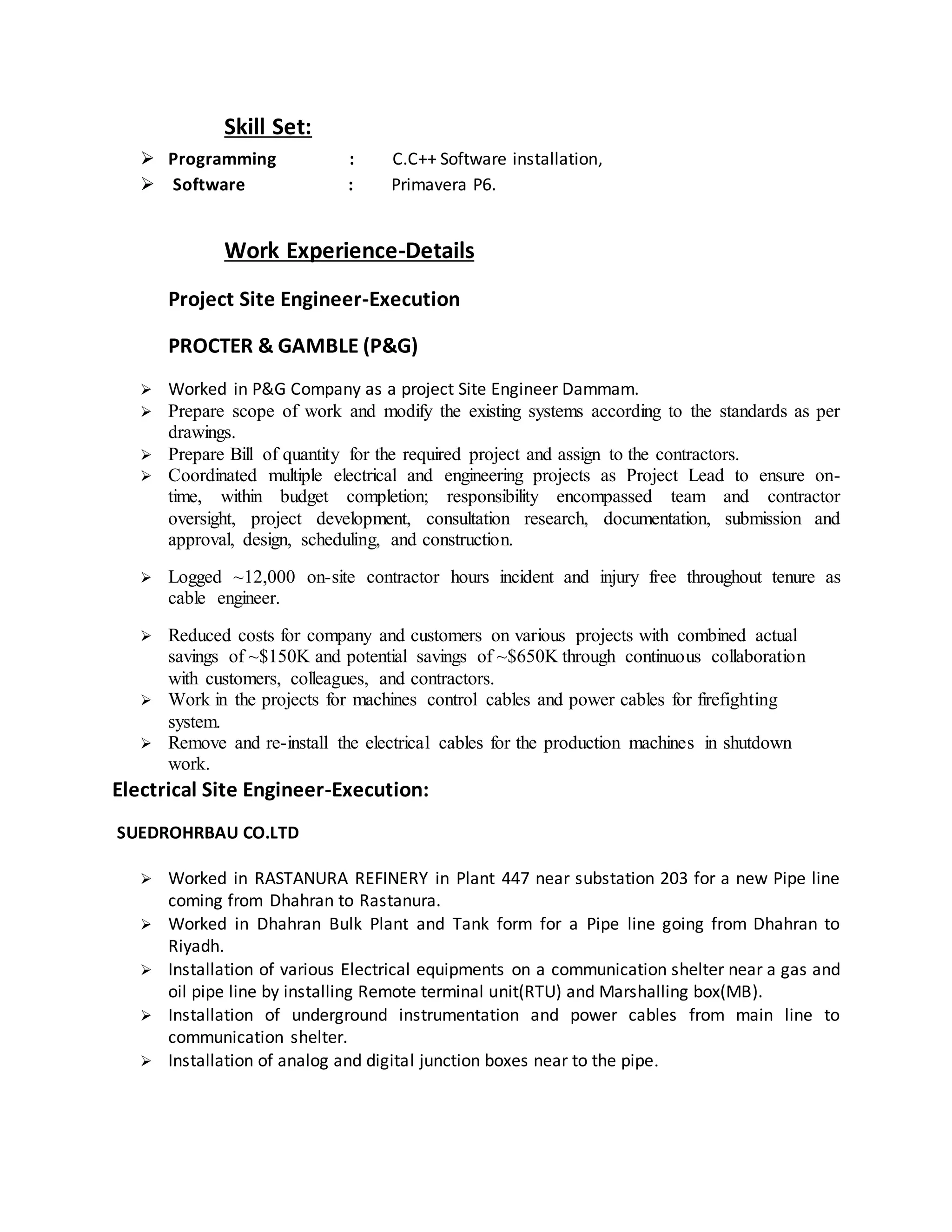 nawaz new resume 1 | DOCX