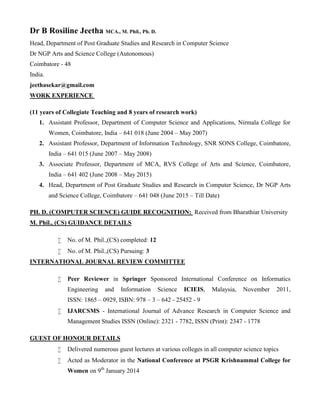 Dr Rosiline Jeetha | PDF