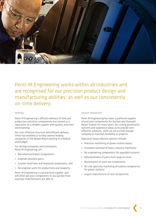 Penti-M Engineering Capability Statement | PDF