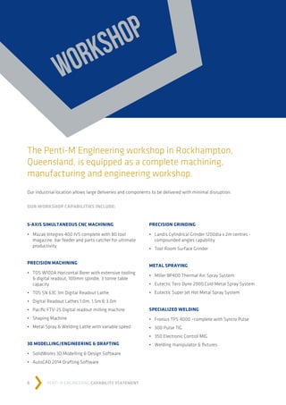 Penti-M Engineering Capability Statement | PDF