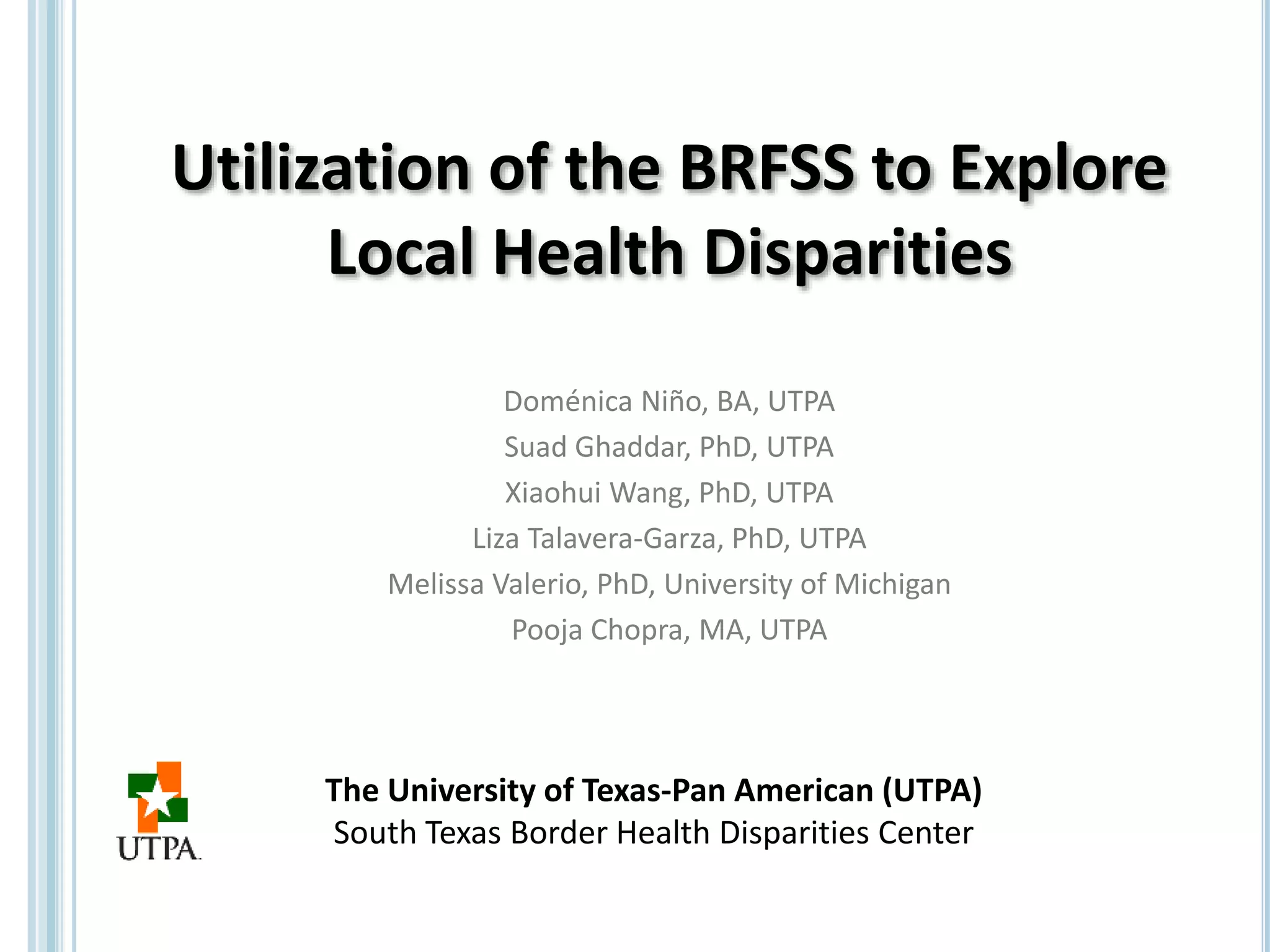 Presentation_1_BRFSS_Presentation_2011 | PPT