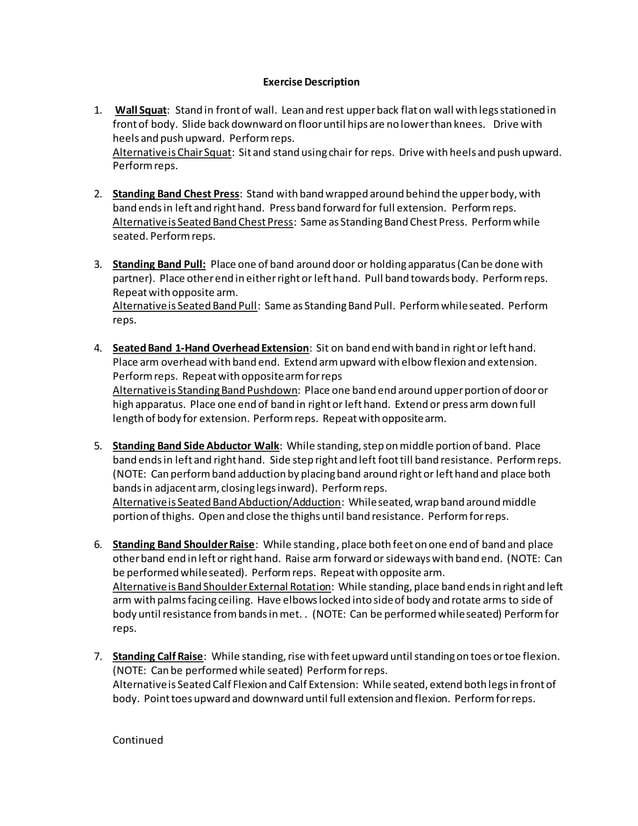 Home Workout for Group Essentials 6-23 and 6-25 | PDF