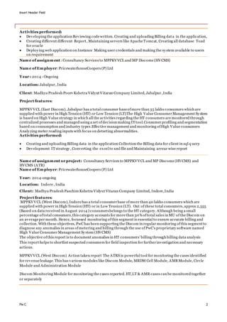 Rajendra Resume World Bank format 1 | DOCX