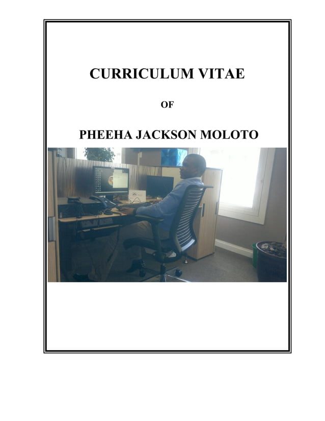 PJ Moloto CV | PDF