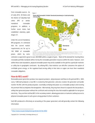RPS and RECs – Managing an Increasing Regulatory Burden | PDF