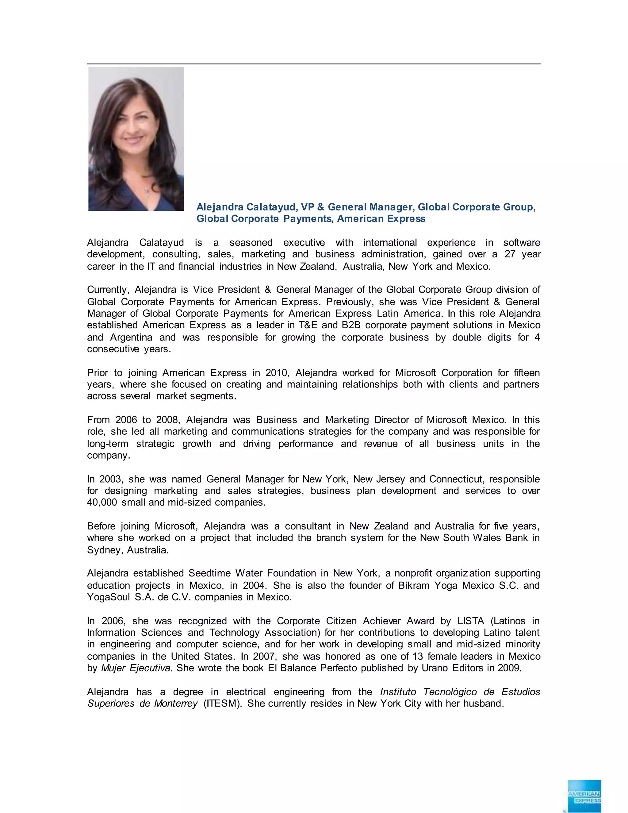 Alejandra Calatayud Biography Jan 2016 | DOCX