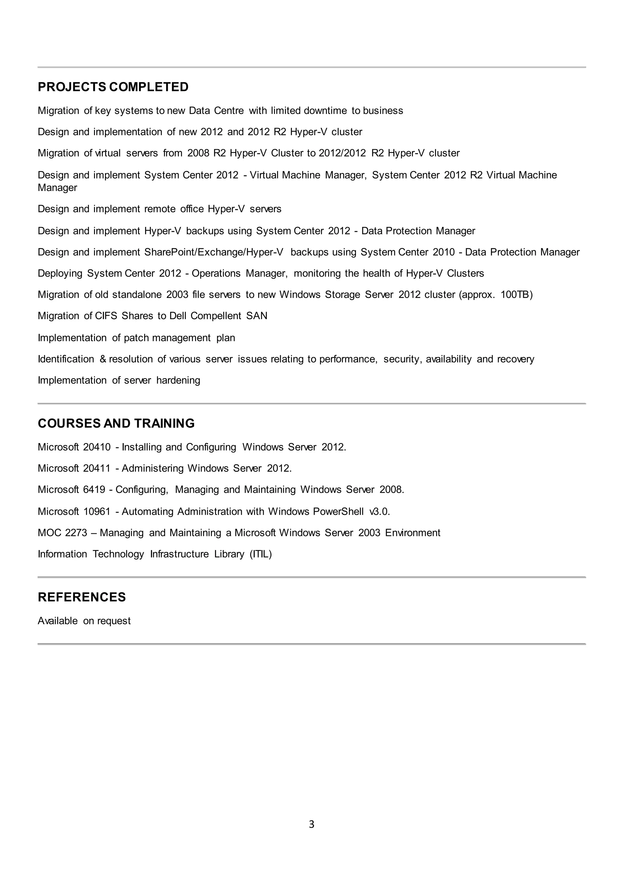 Steven Blair CV | DOCX