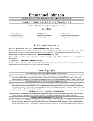 Resume 2016 | PDF