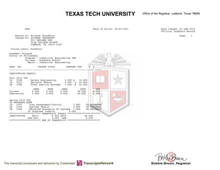 Fall 15 transcript | PDF
