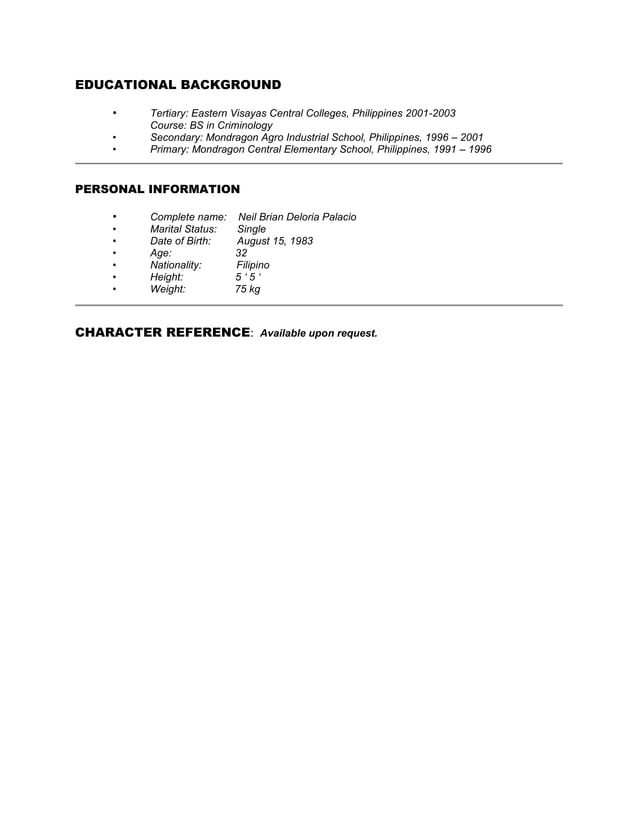 Neil Brian NEWEST RESUME | PDF | Arms & Ammunition | Sensitive Topics