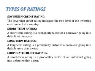 Credit Rating Agencies | PPT