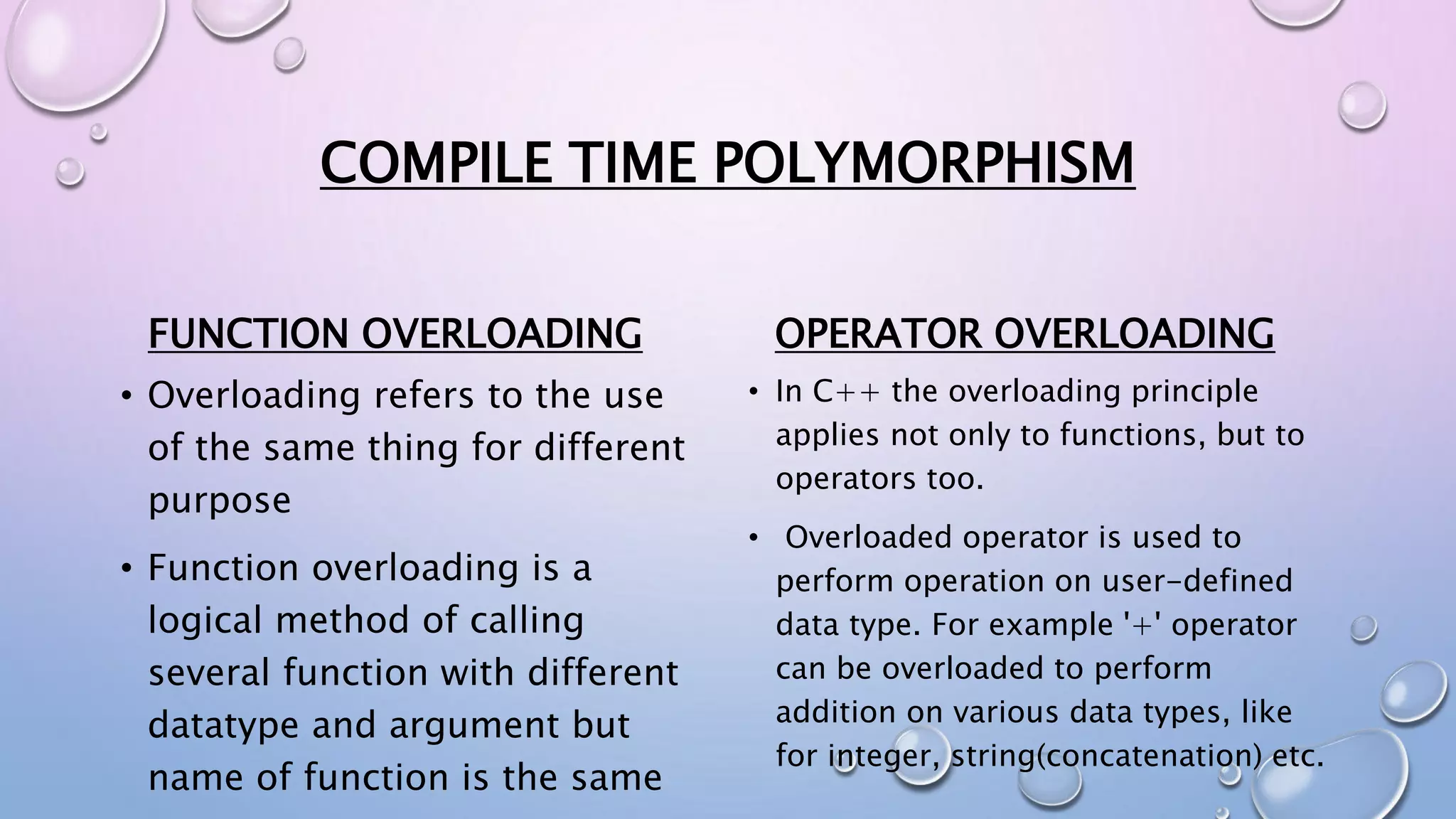 polymorphism ppt | PPTX