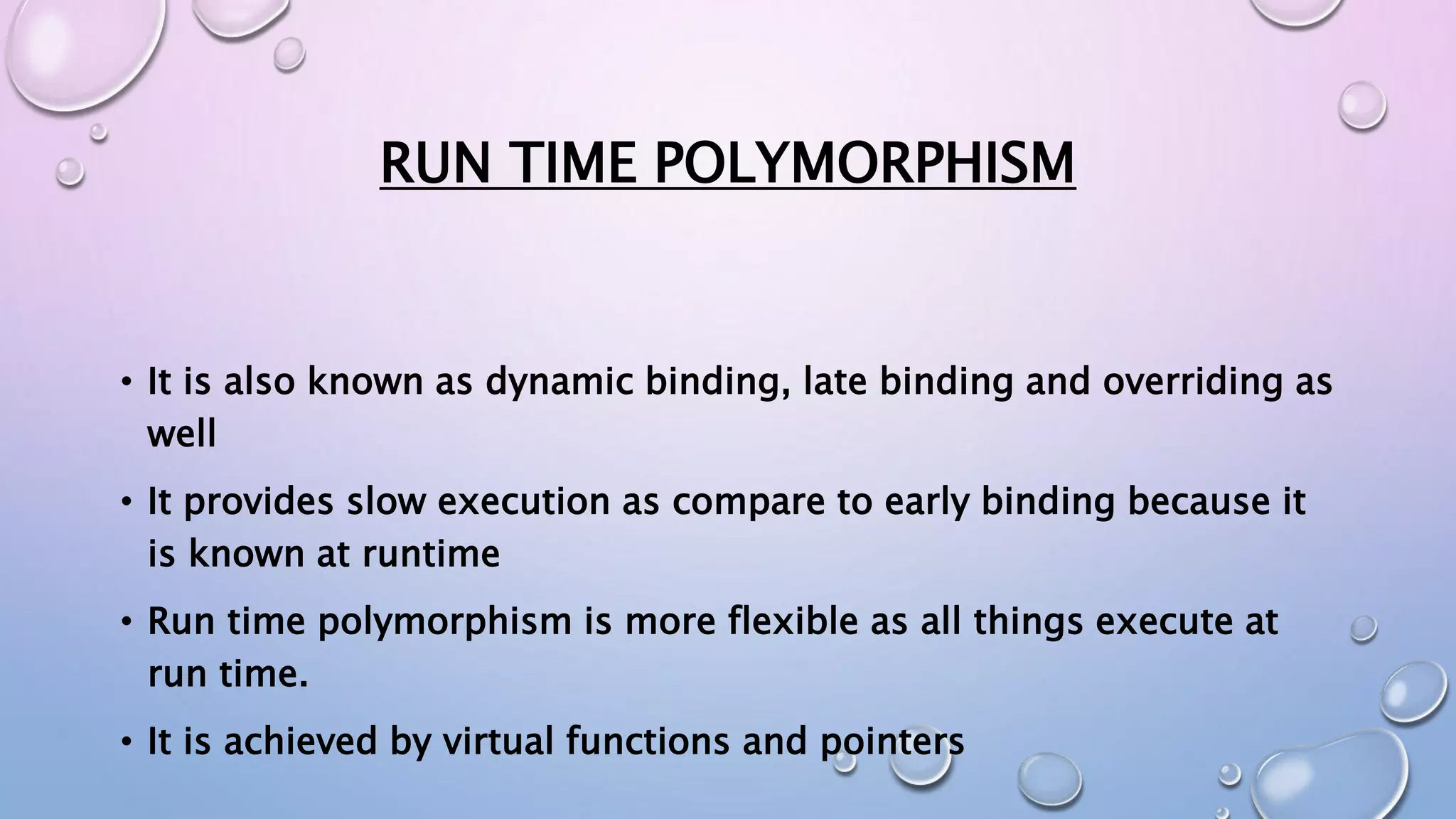 polymorphism ppt | PPTX