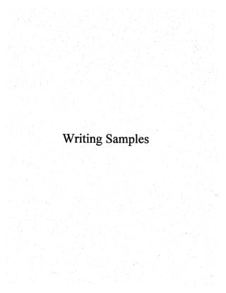 Sloan_Writing_Samples_until_2006 | PDF