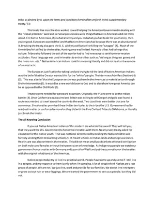 The Treaties and Laws of Native Americans1 | DOCX