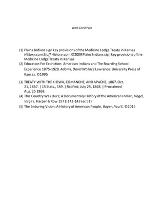 The Treaties and Laws of Native Americans1 | DOCX