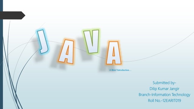 Java PPT | PPTX | Programming Languages | Computing