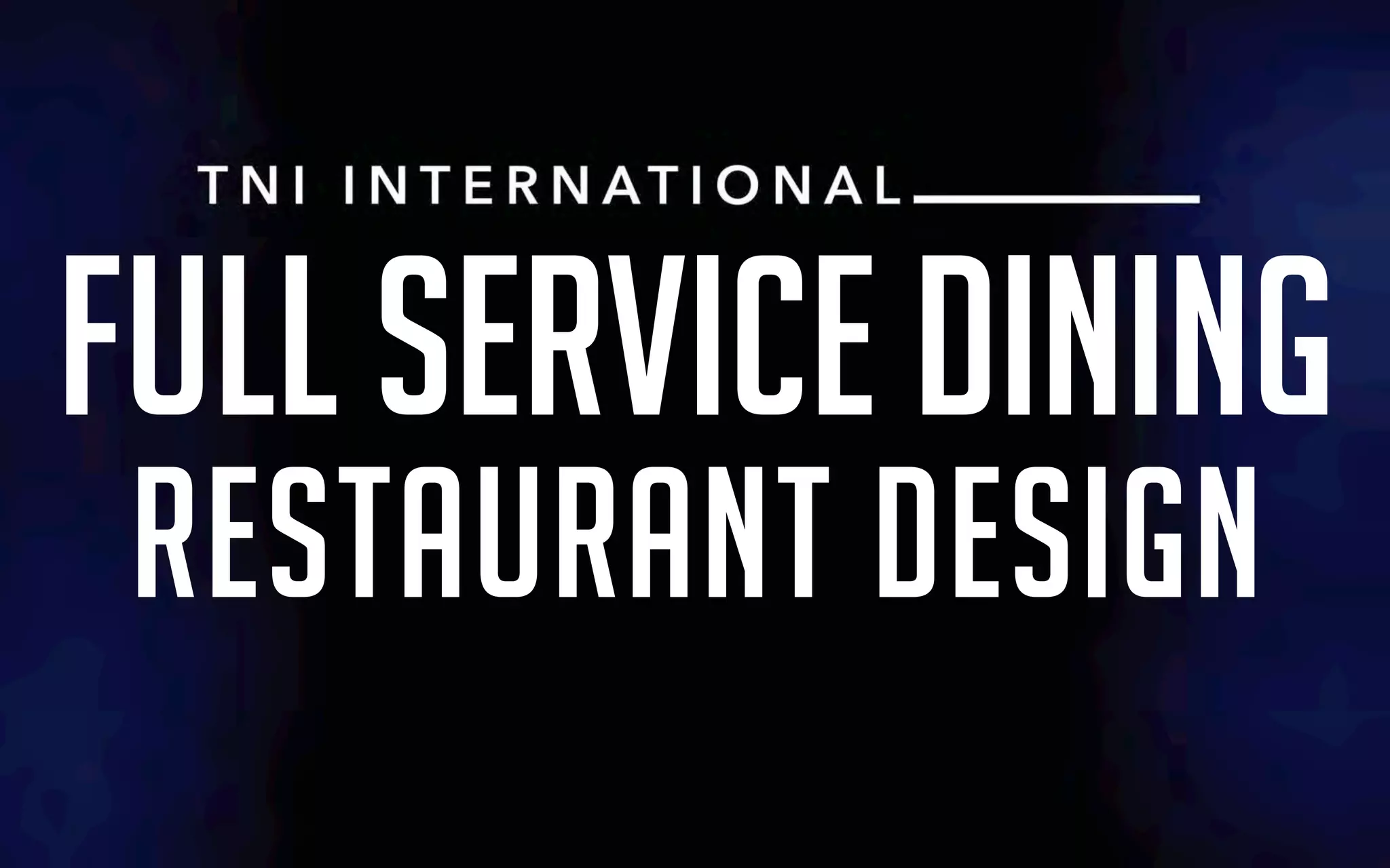 TNI Restaurant Interior Design Portfolio 2 LKD | PPT