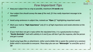 Effective Email Writing | PPTX