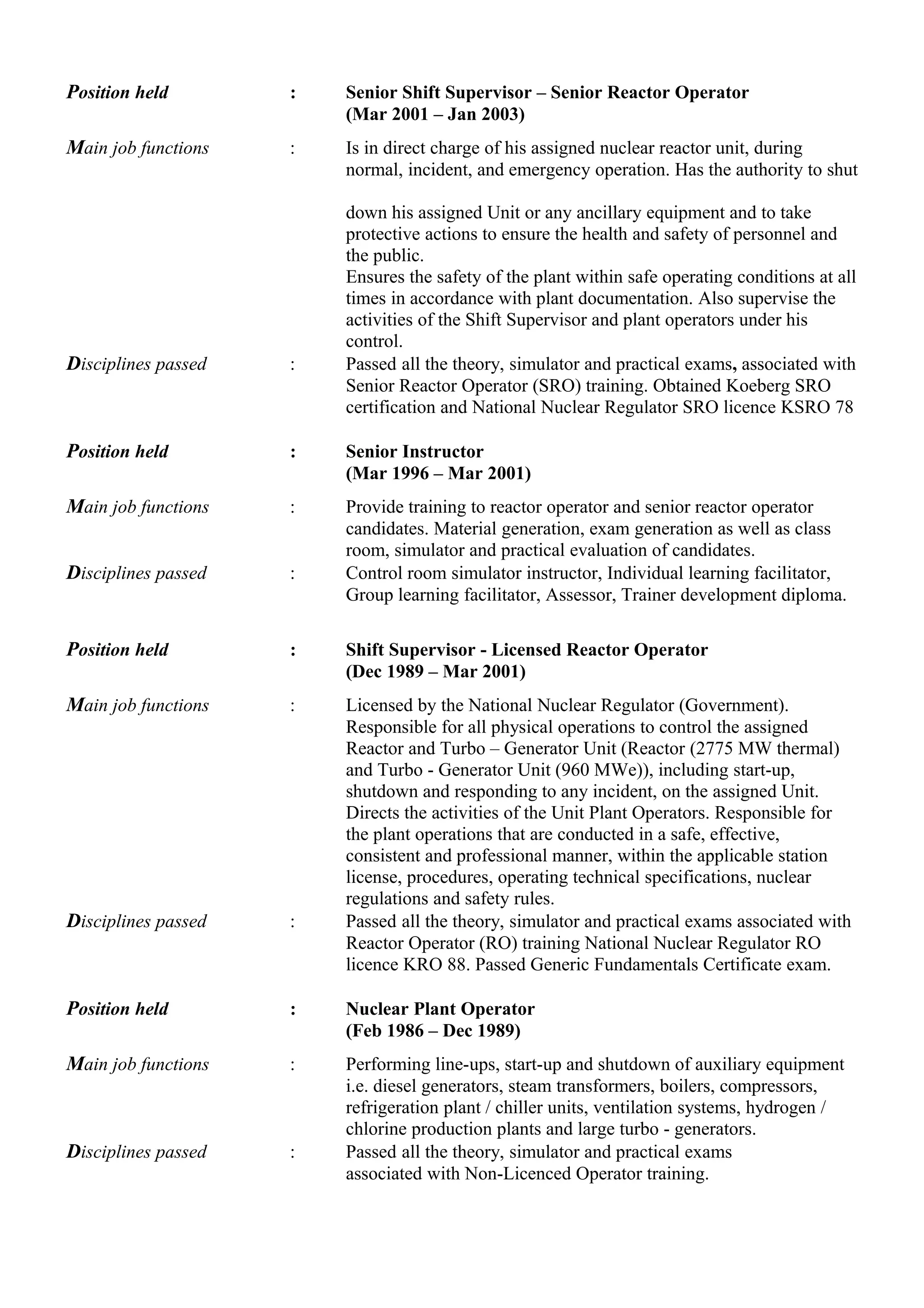 CV- Chris | PDF