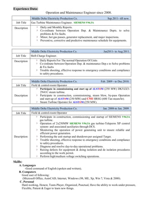 Mechanical Engineer | PDF