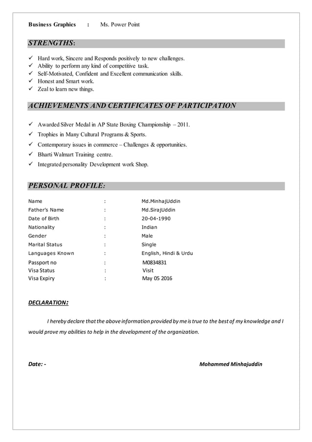 zeeshan new cv | DOCX | Business Accounting & Finance | Business