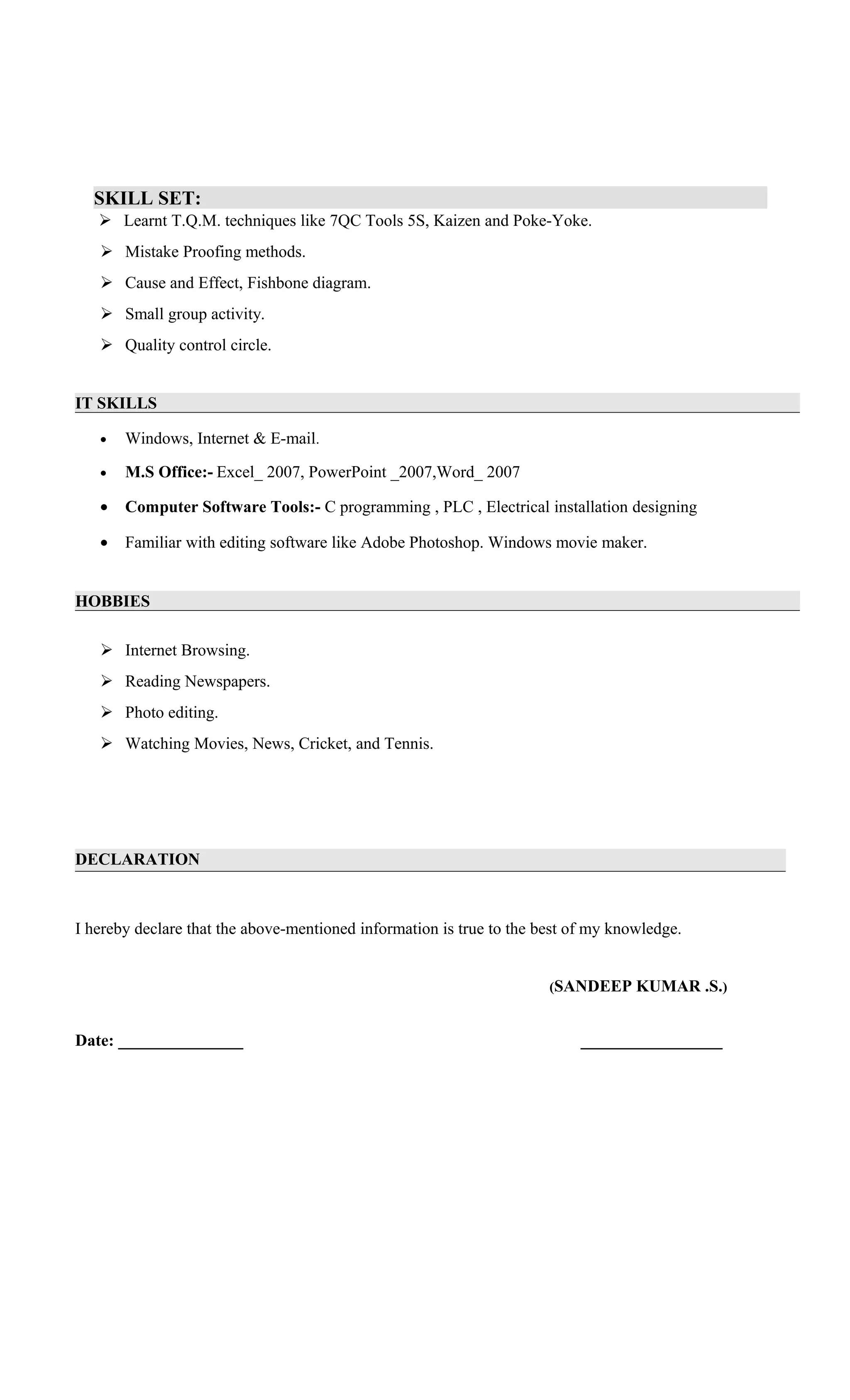 sandeep new updated | DOC