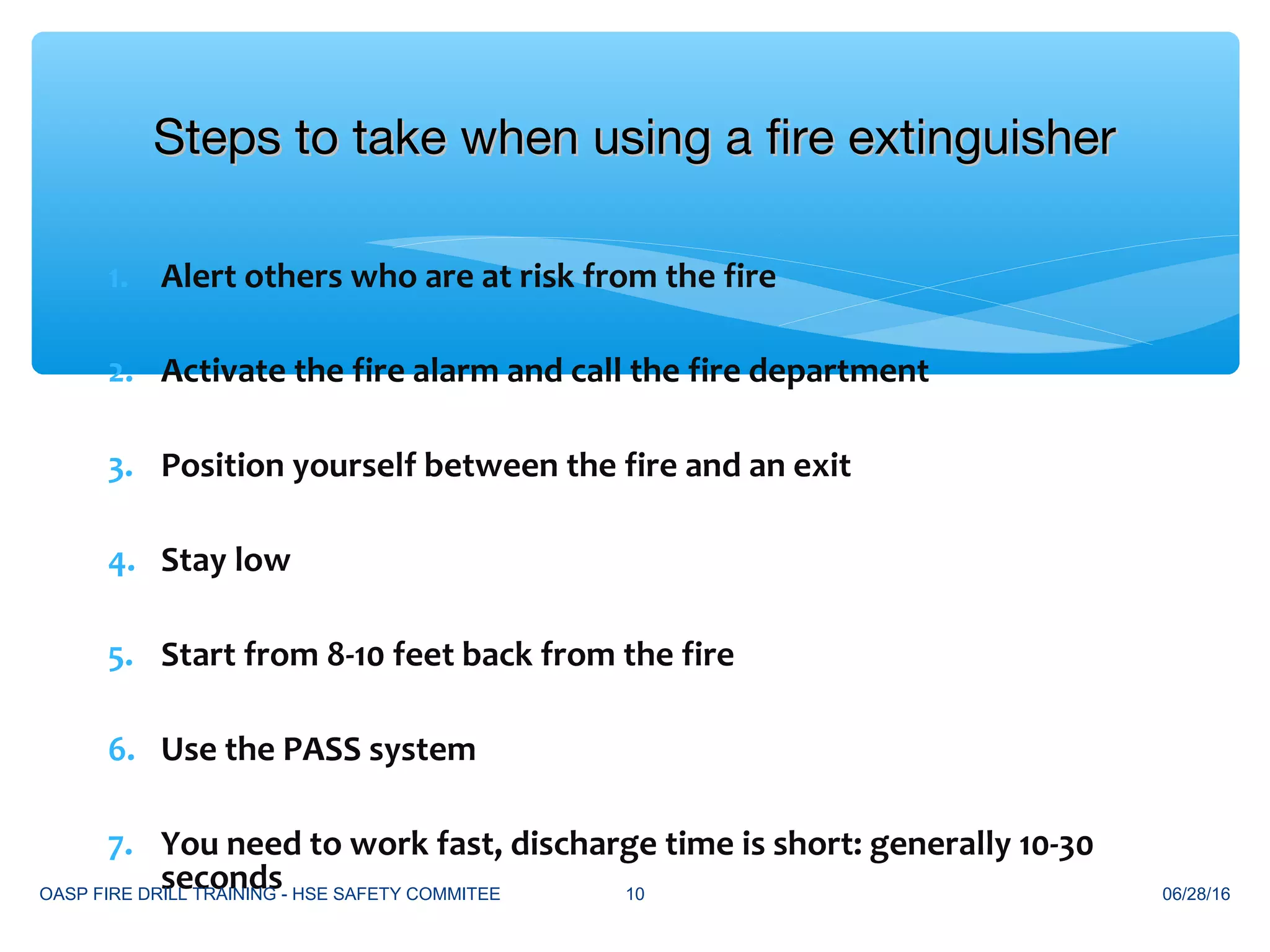 FIRE DRILL | PPT
