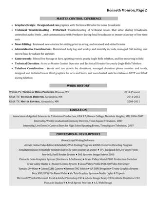 kenneth resume | PDF