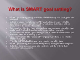 GOAL SETTING - Presentation | PPTX