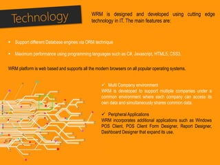 WRM-Presentation-EN | PPSX | Computer Software and Applications | Computing