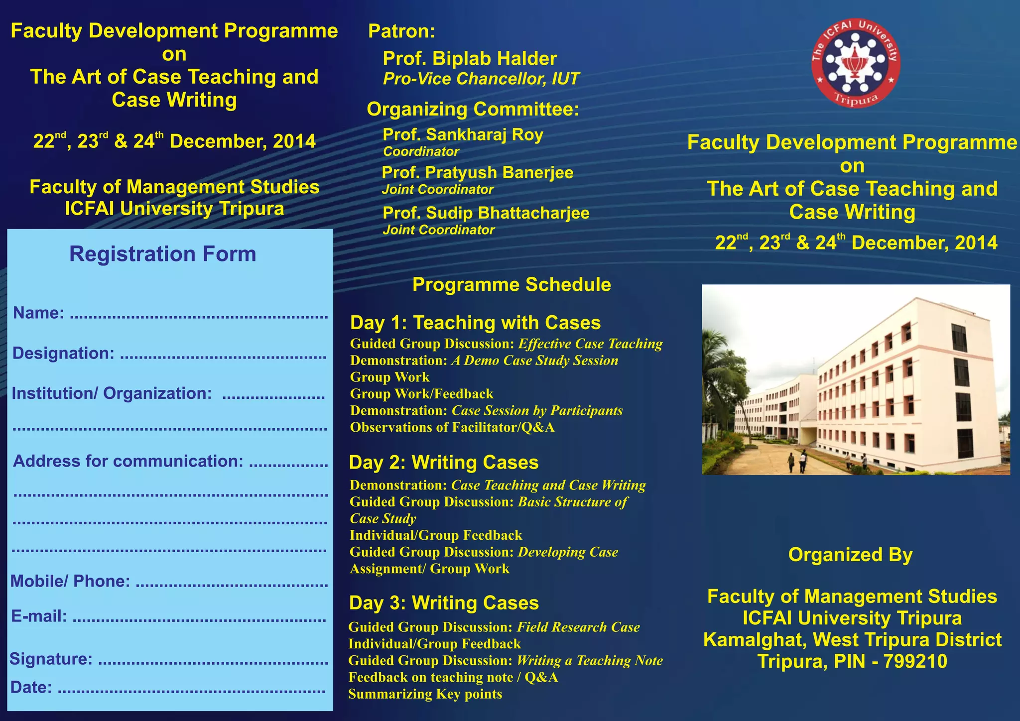 FDP_The Art of Case Teaching and Case Writing | PPT