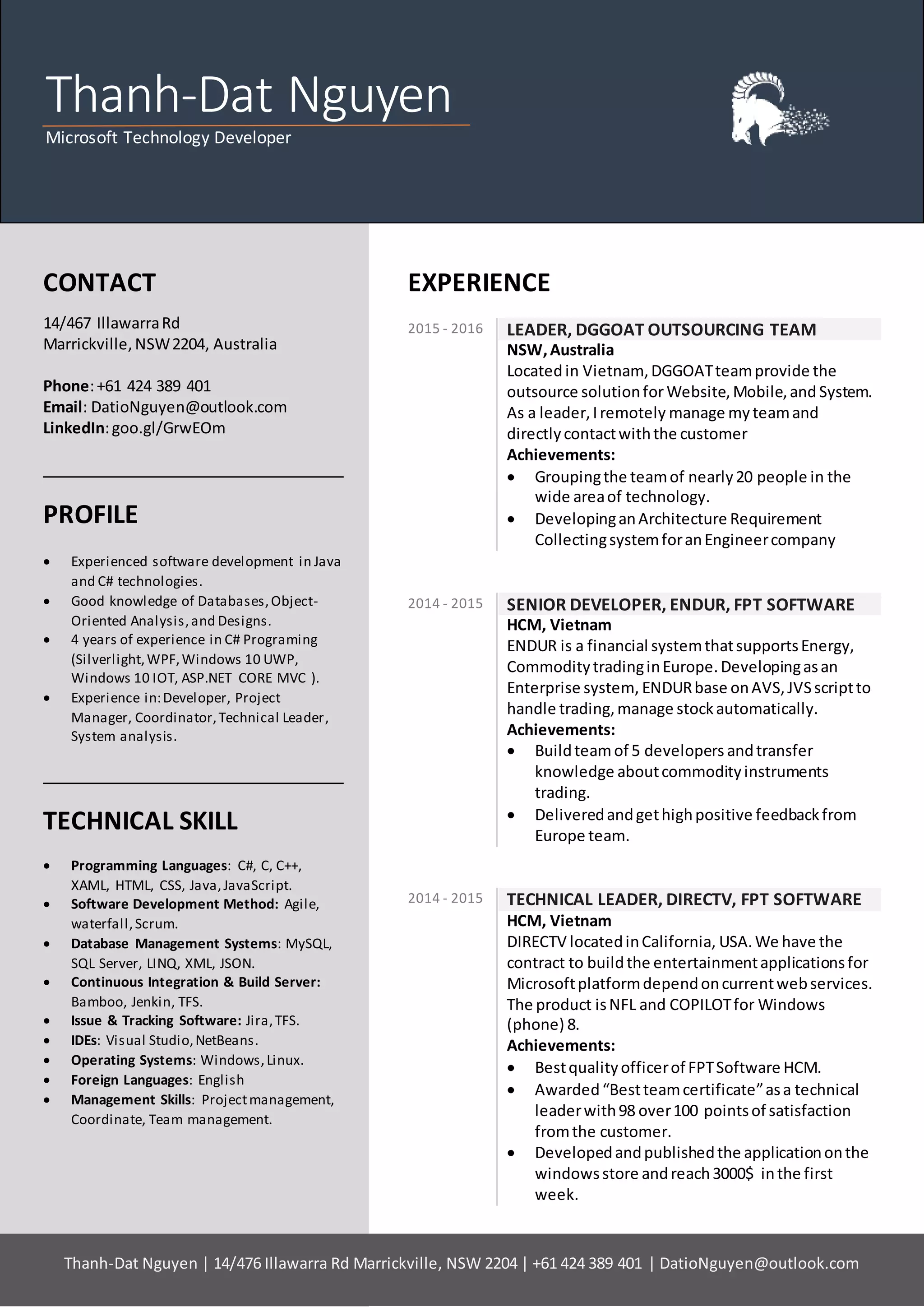 ThanhDat.Nguyen-Resume | DOCX