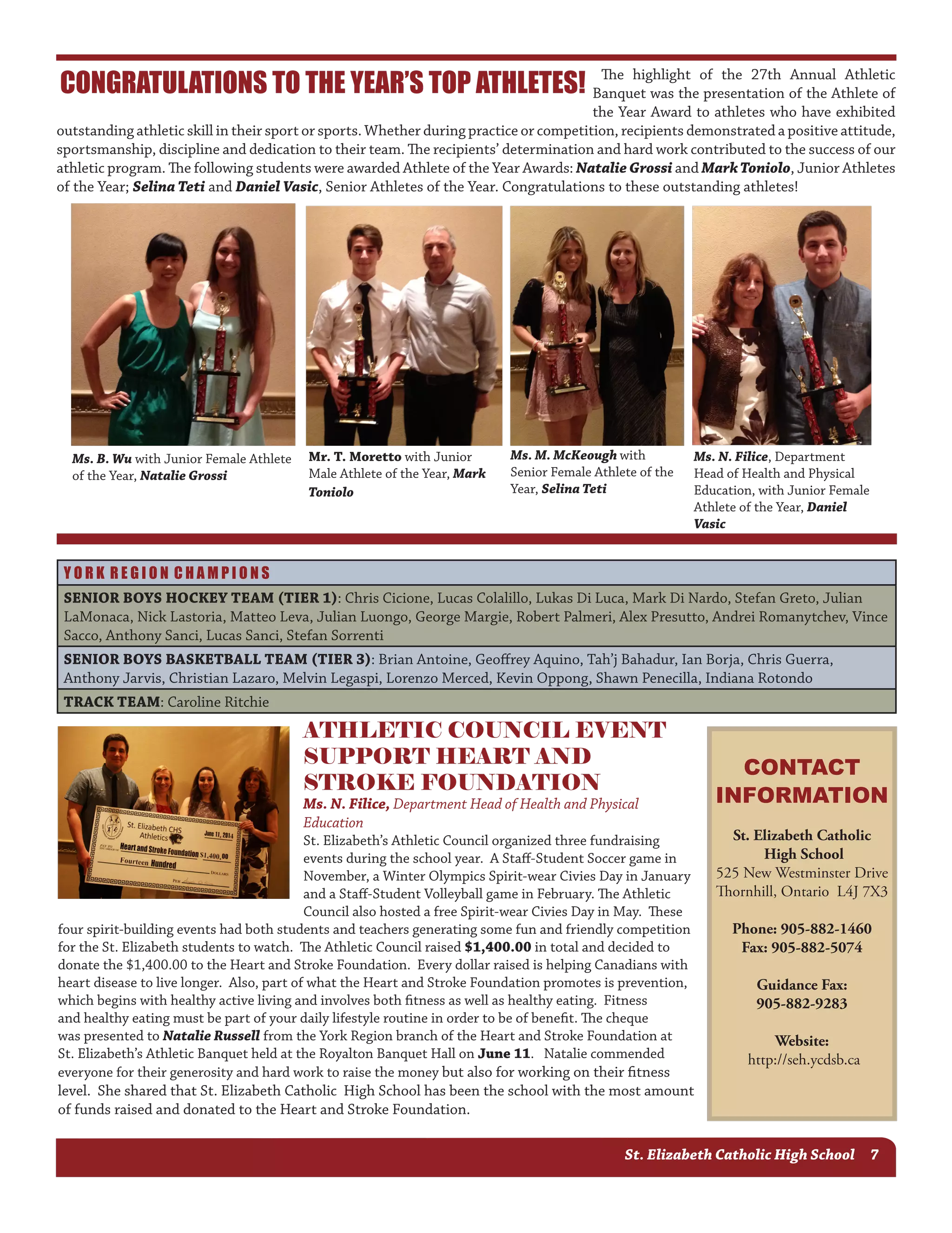 St. Elizabeth June 2014 Newsletter | PDF