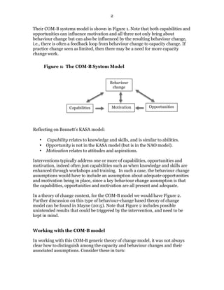 The COM.B ToC Model2 | PDF