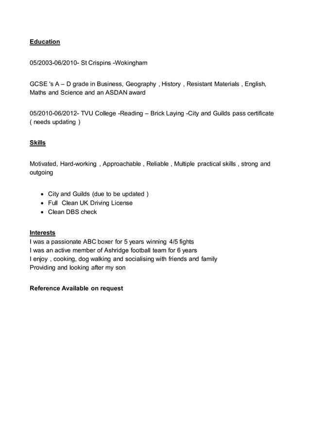 ryan butler cv | DOCX