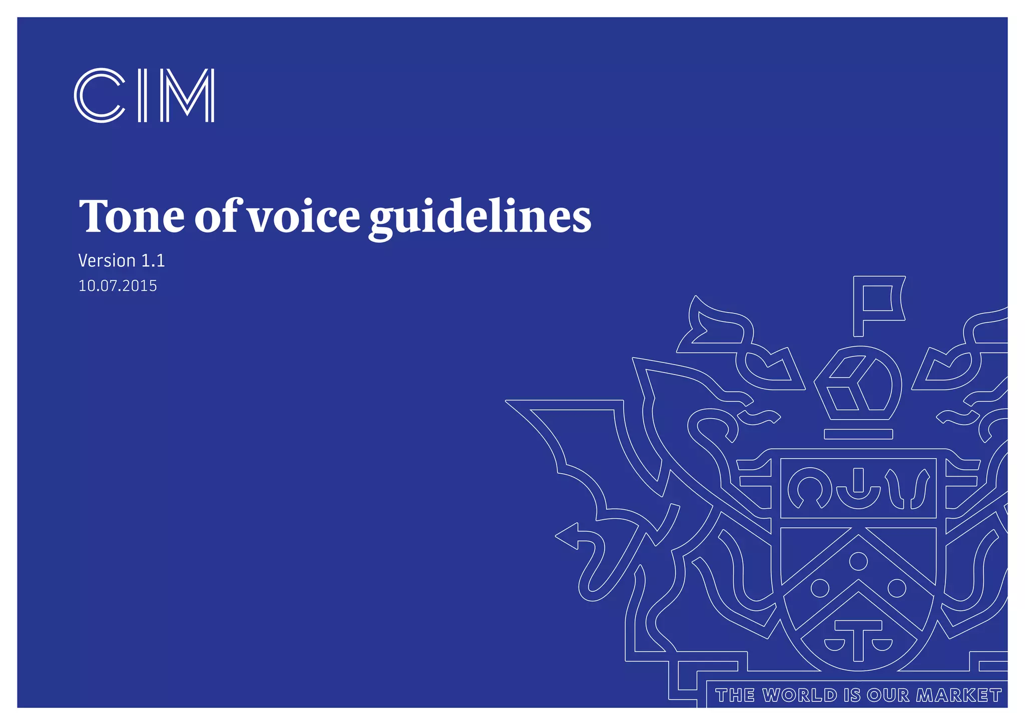Tone of voice guidelines | PDF