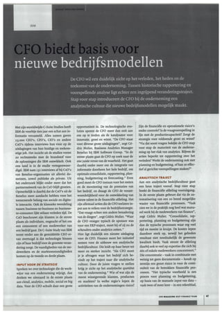 Analytics within CFO CFO Magazine Interview | PDF