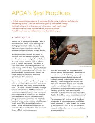 APDAs Innovation Maternal Health FINAL DRAFT online distribution | PDF