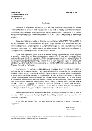 Samer_AGHA_Motivational letter_CAD_CAM_CAE_ | PDF