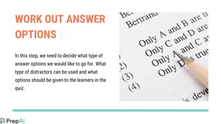 How an Effective Quiz Program Can Be Created? | PPT