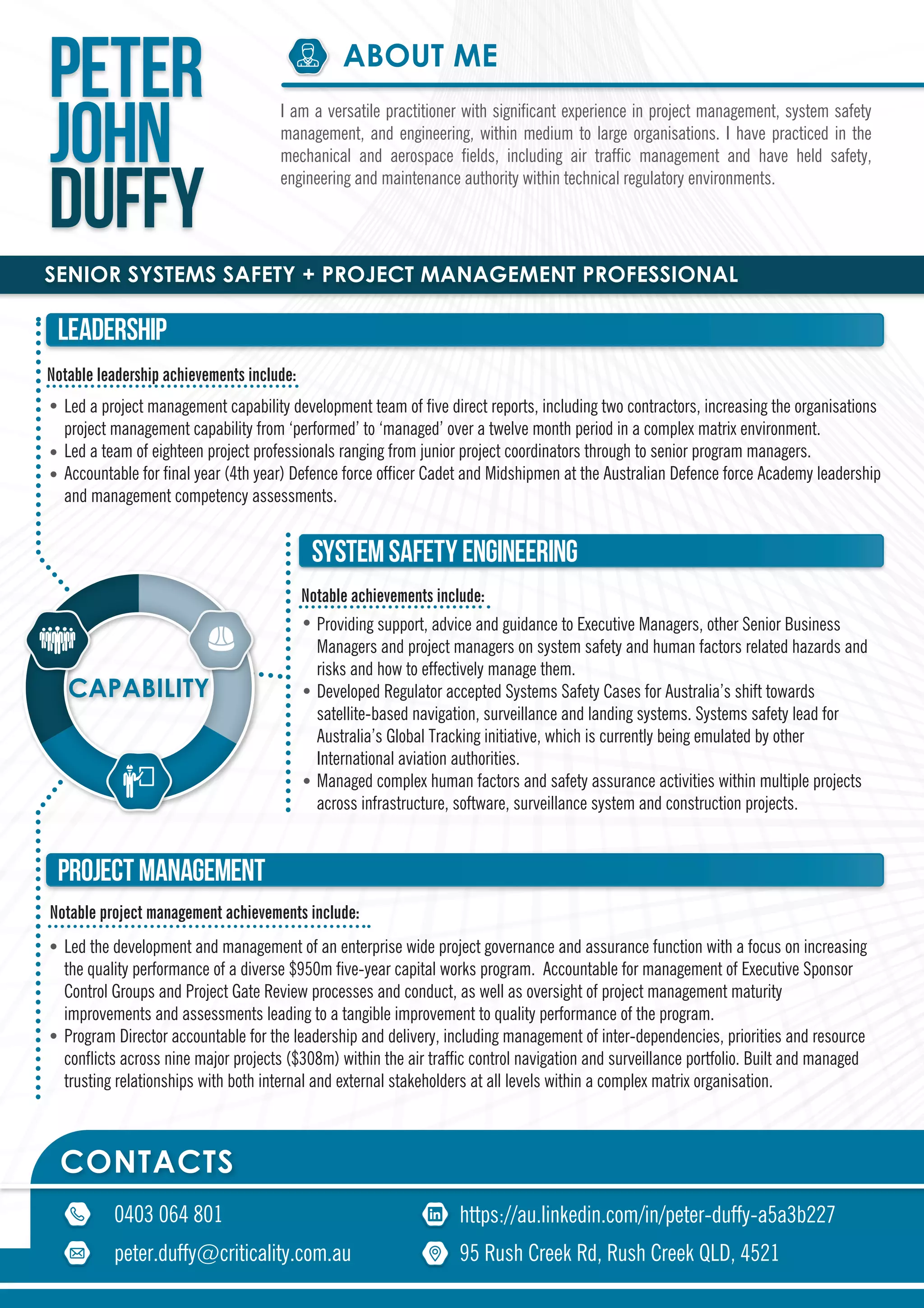 CV - Peter John Duffy Oct 2016 | PDF