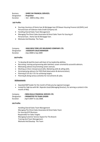 Resume | DOC