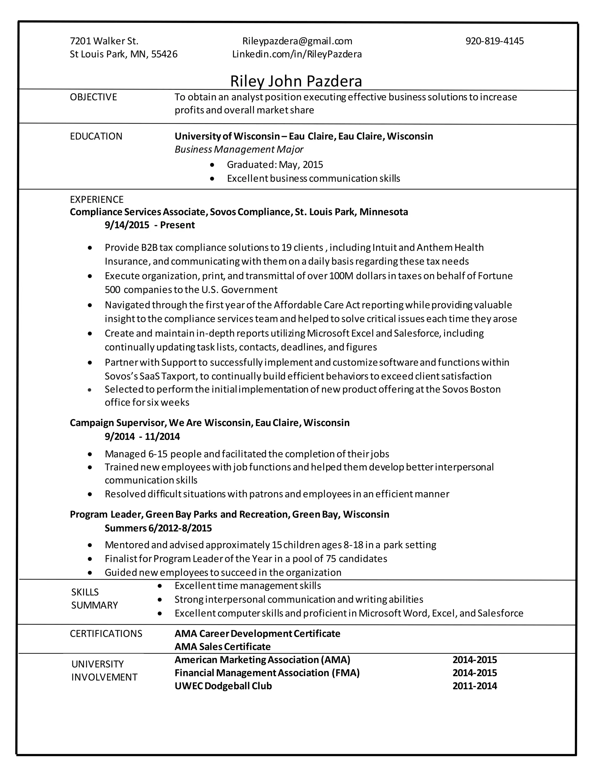 RileyPazdera_Resume_10092016 | DOCX