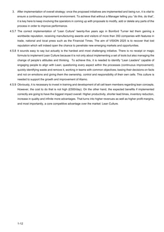 Manufacturing Strategy Proposal | PDF