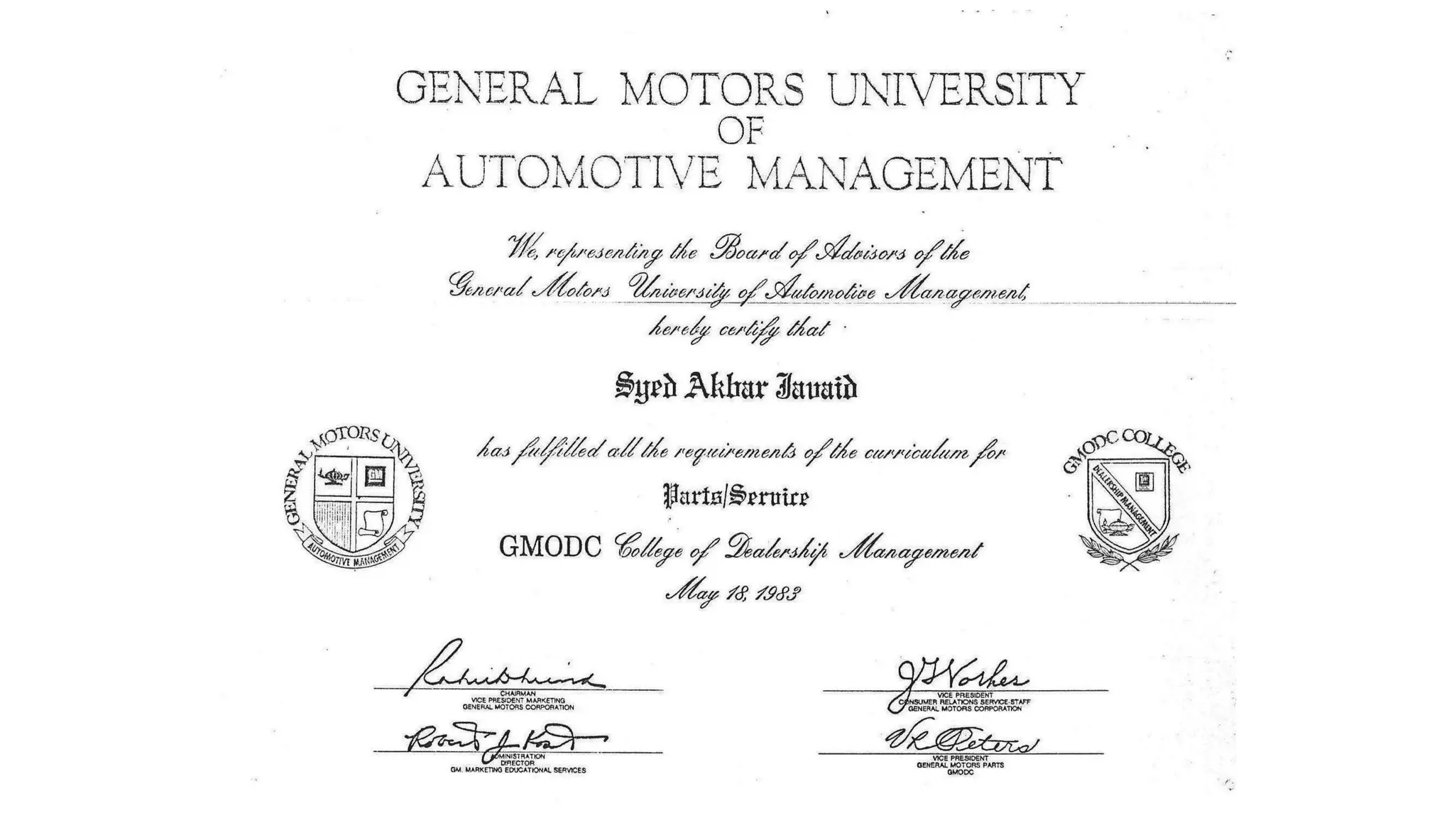 General Motor University | PDF